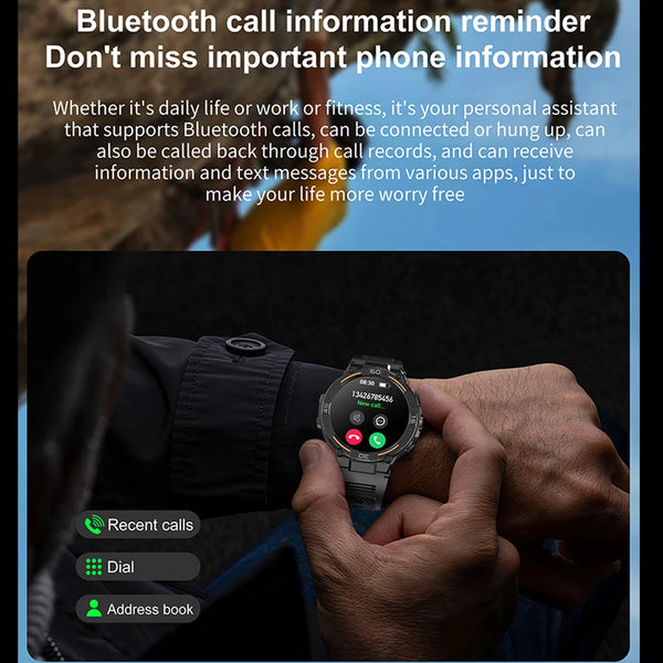 DefenderPro Tactical Bluetooth SmartWatch - Nature Tactic